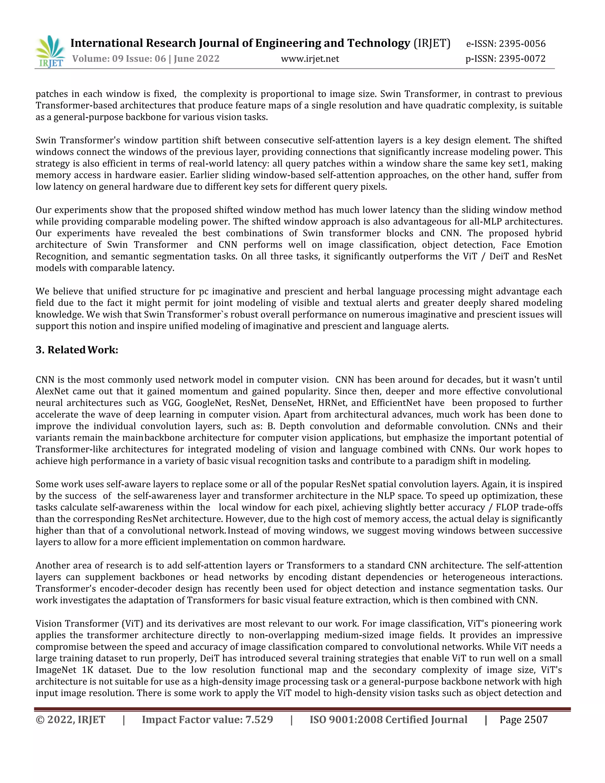 Transformer models for FER | PDF