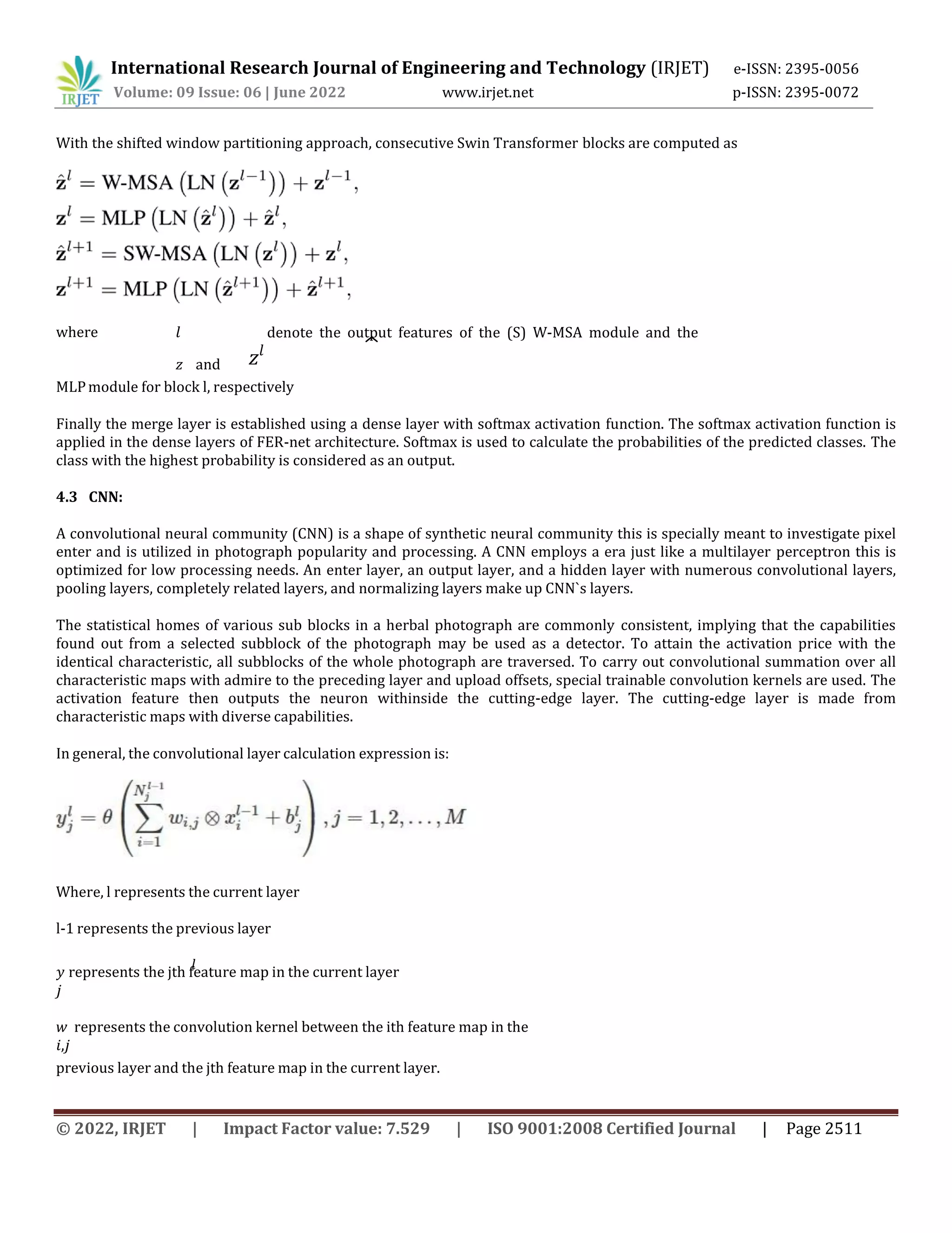 Transformer models for FER | PDF