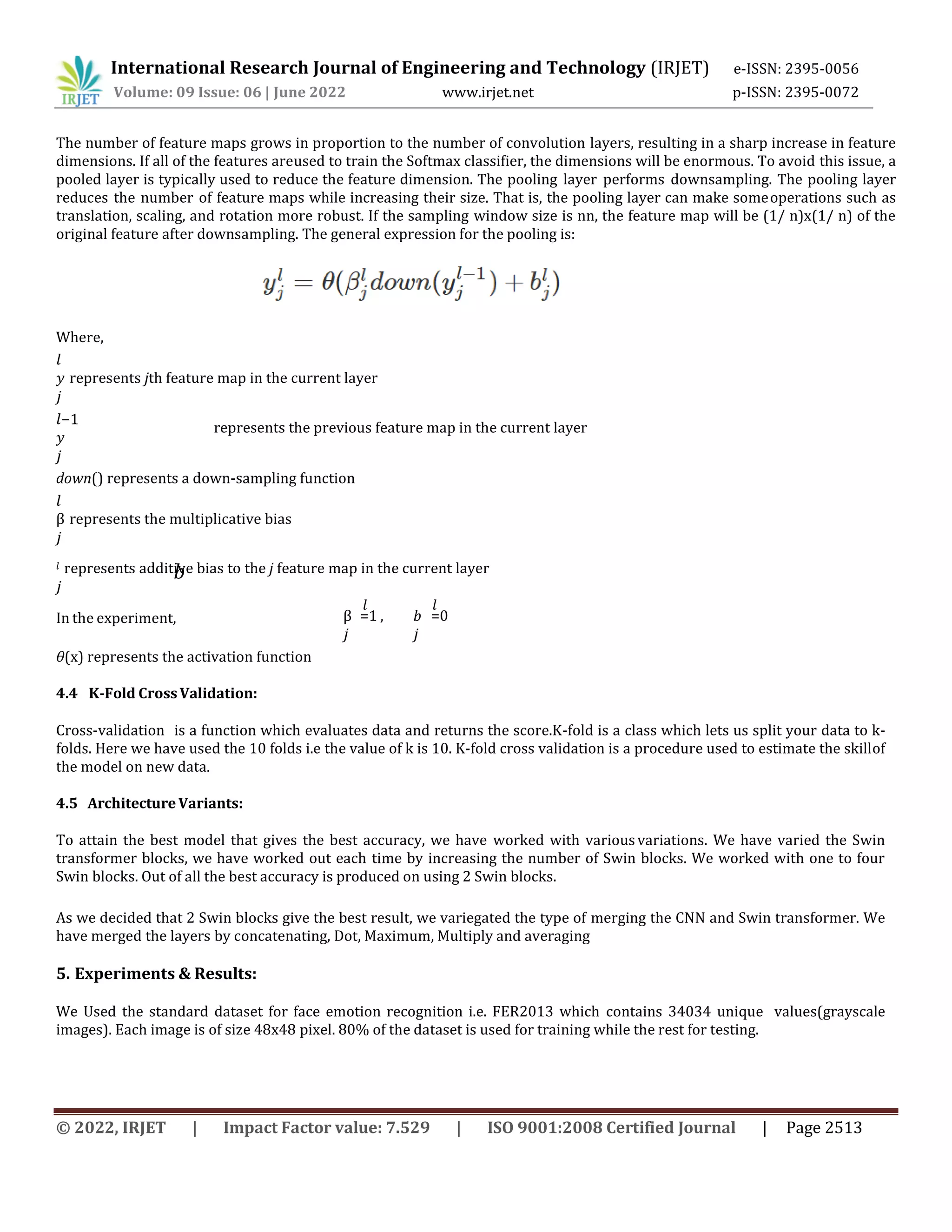 Transformer models for FER | PDF