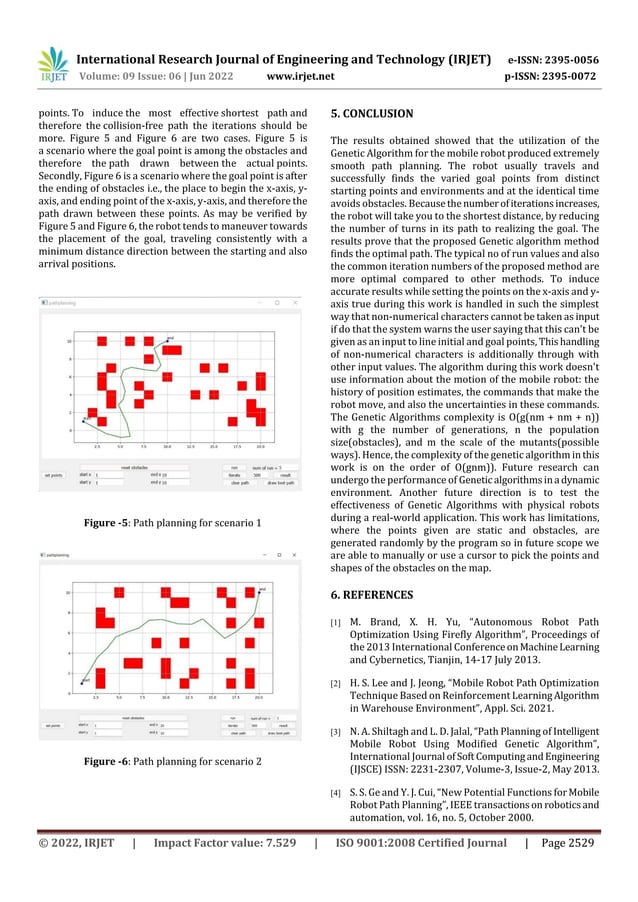 Path Optimization for Mobile Robot Using Genetic Algorithm | PDF