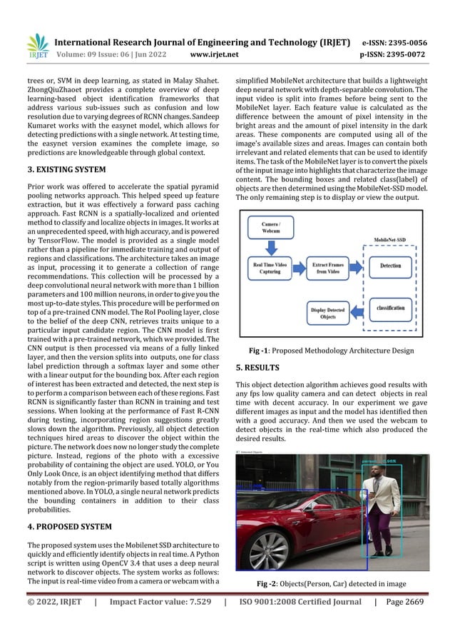 Object Detetcion Using Ssd Mobilenet Pdf