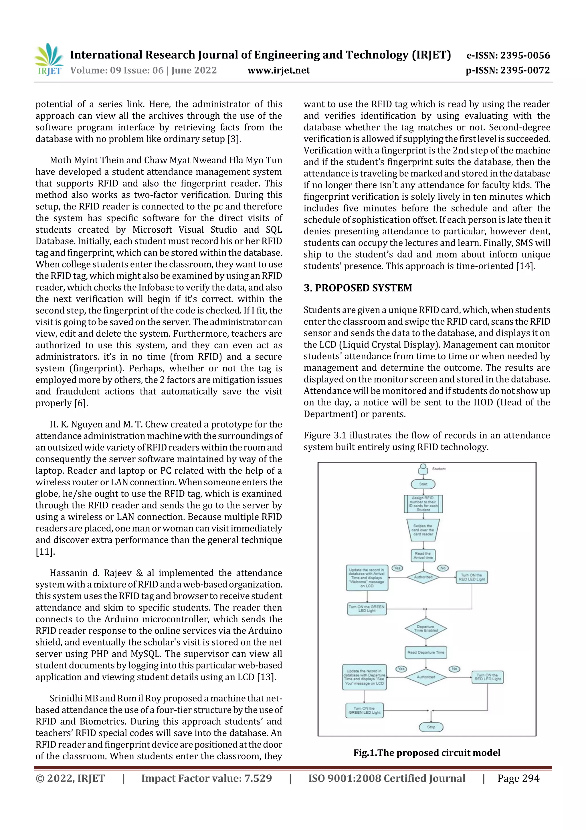 IoT BASED ATTENDANCE MONITORING SYSTEM | PDF