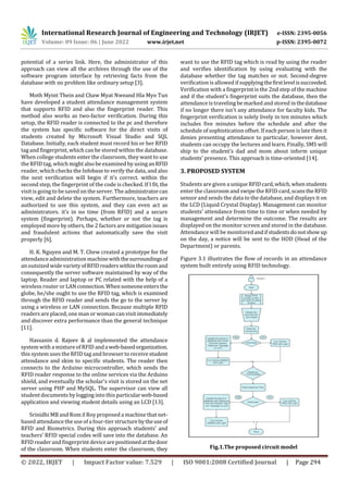 IoT BASED ATTENDANCE MONITORING SYSTEM | PDF