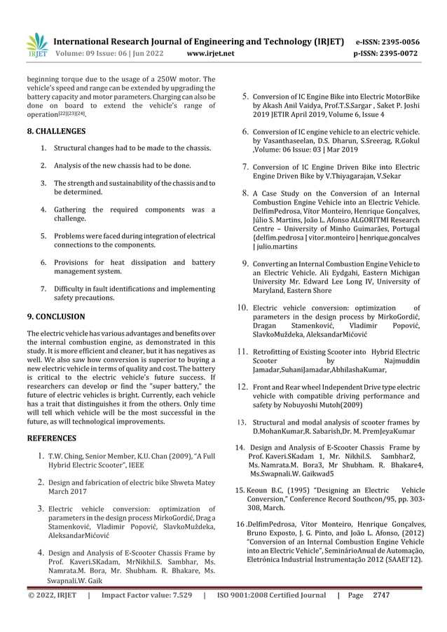 A journal on “Refurbishment of Internal combustion engine to an ...