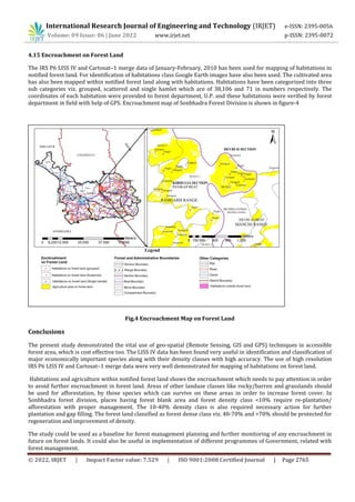 Assessment of Forest Stock and Encroachment on Forest Land in Sonbhadra Forest Division of Uttar ...