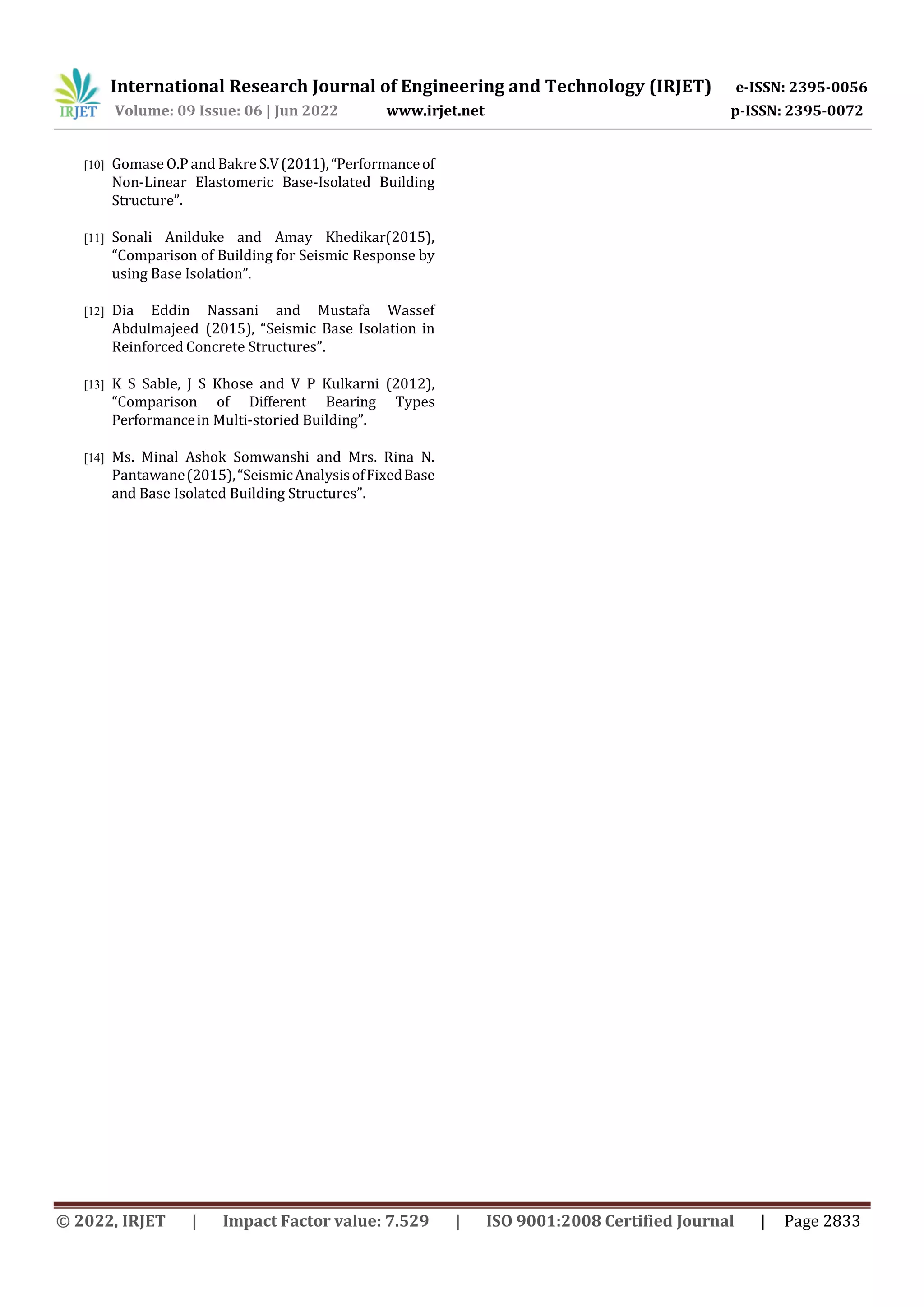 Analysis And Design Of G+7 Story Building Using E-tabs Software | PDF