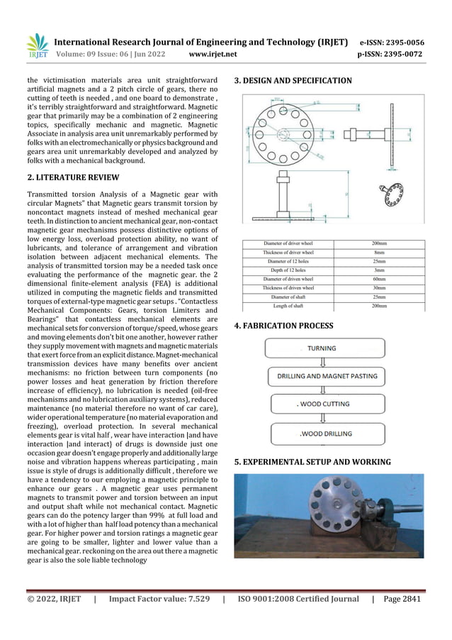 Design and Fabrication of Magnetic Gear | PDF