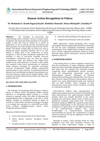 Human Action Recognition in Videos | PDF | Video Software | Computer Software and Applications