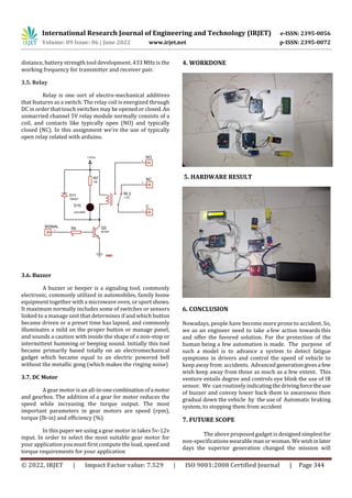 Drowsiness Detected For Vehicle Using Smart Glass With Eye Blink Sensor ...