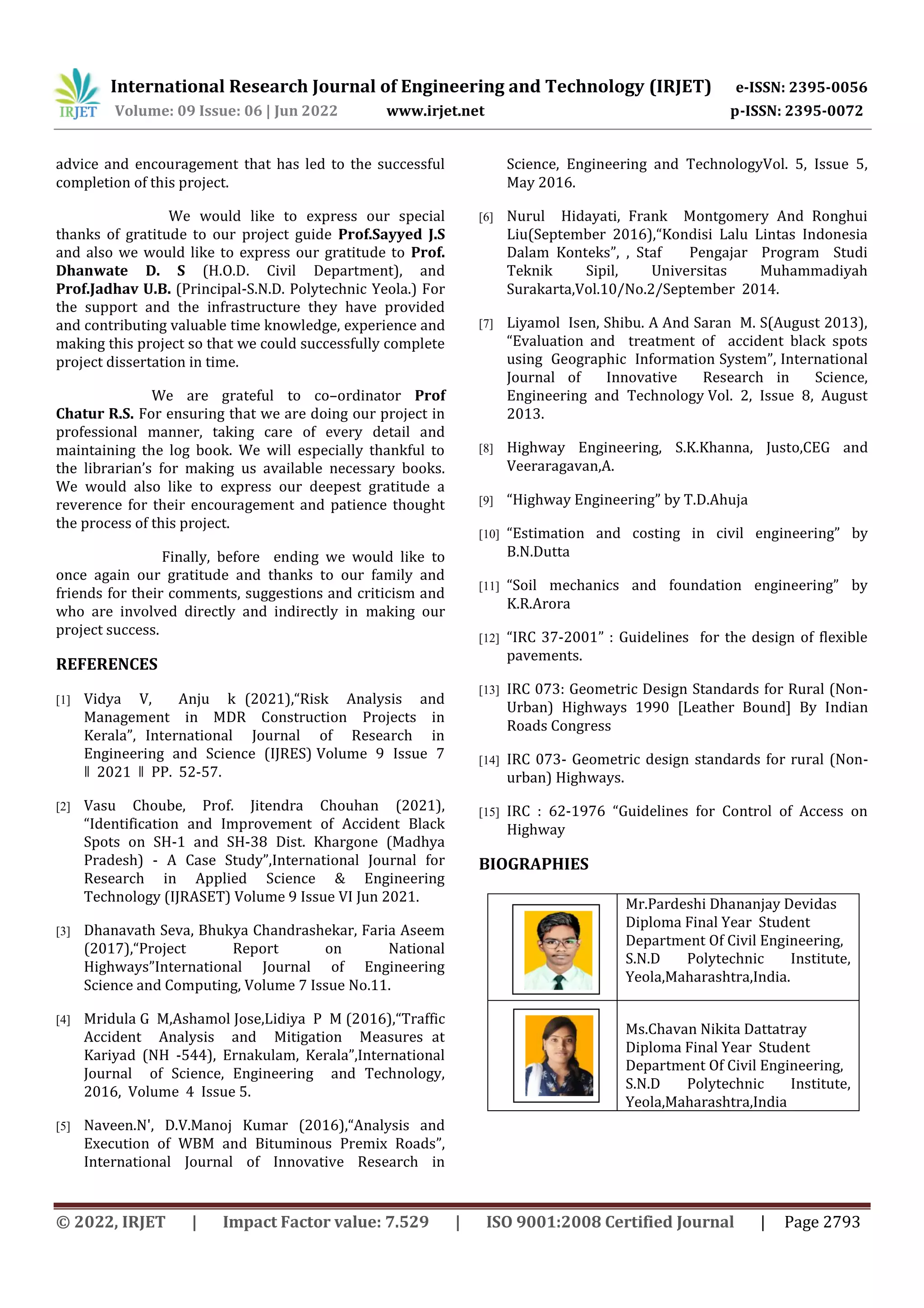 “ANALYSIS AND DESIGN OF MDR-34” | PDF