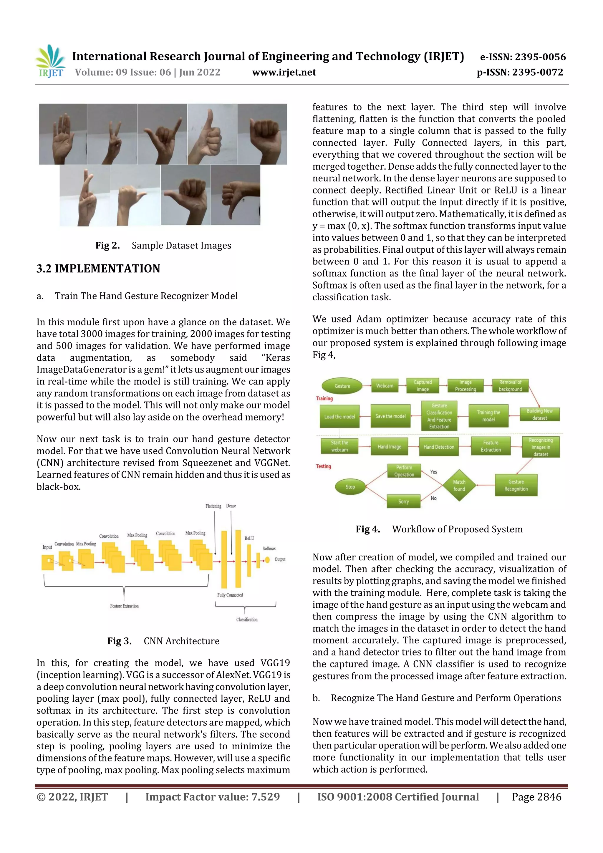 Controlling Computer using Hand Gestures | PDF