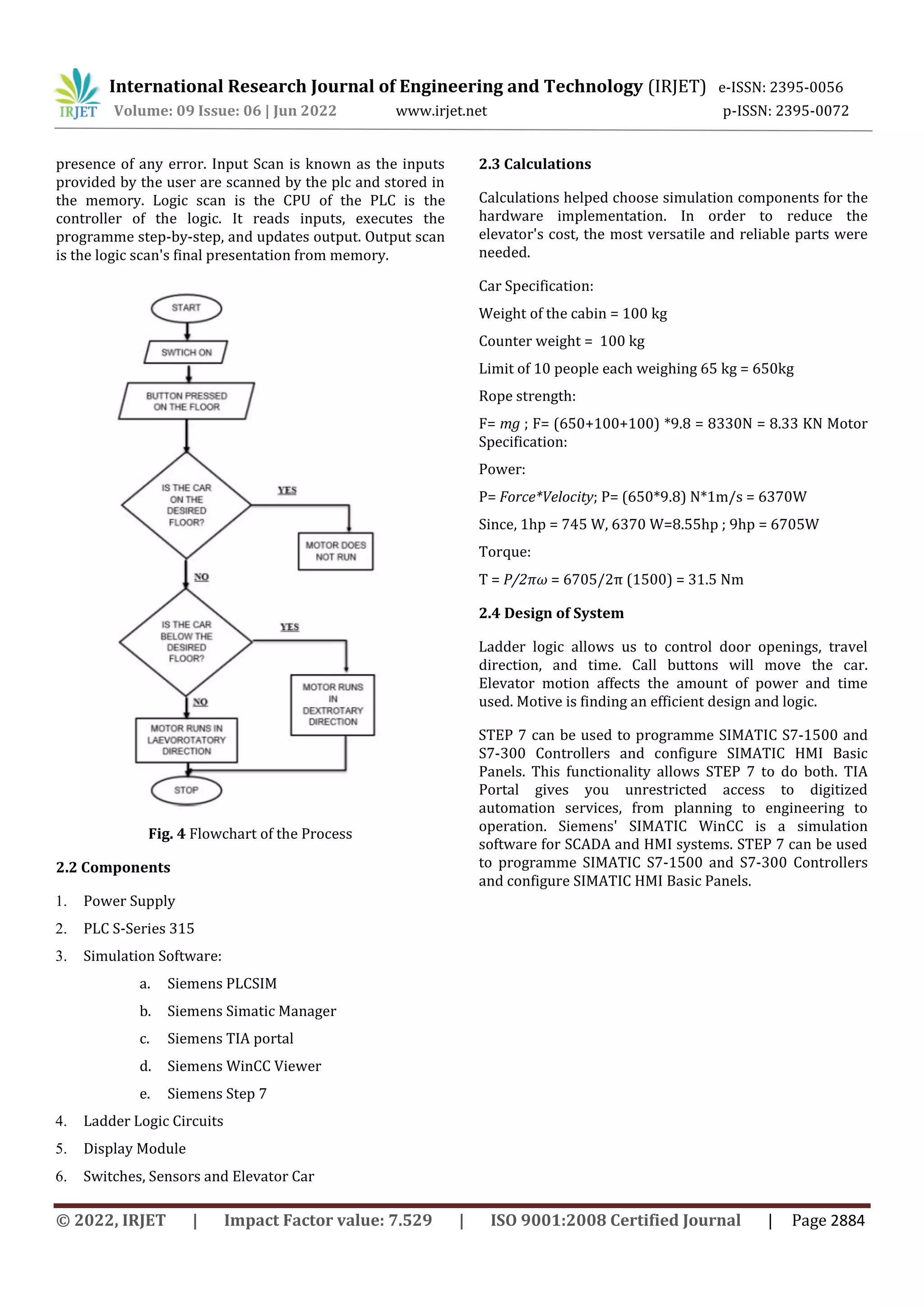 Simulation and Modelling of 3-Floor Elevator System using PLC | PDF