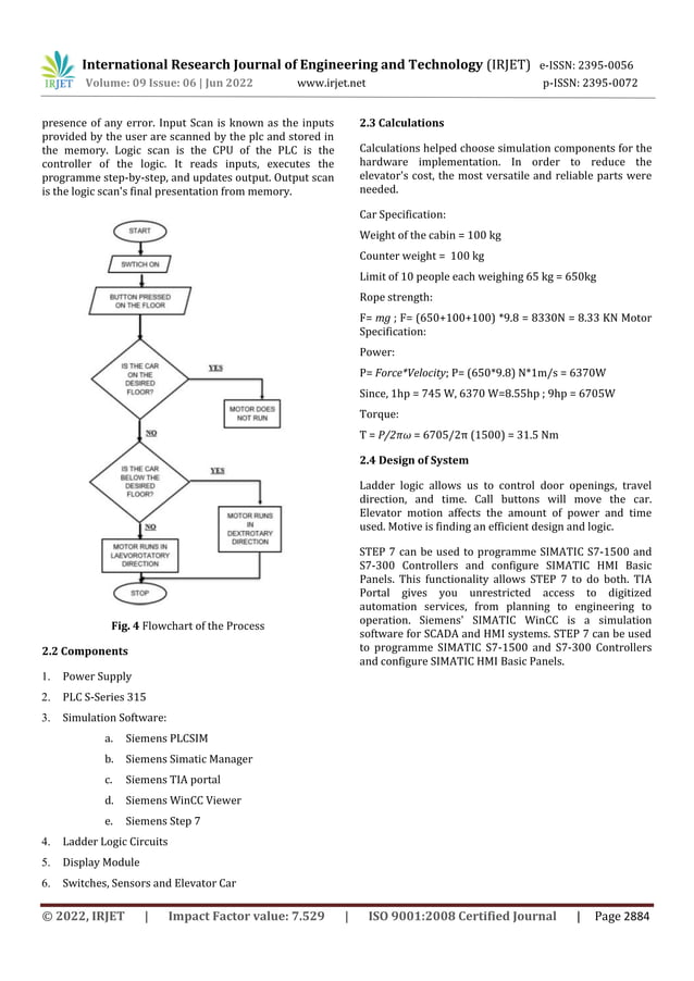 Simulation and Modelling of 3-Floor Elevator System using PLC | PDF