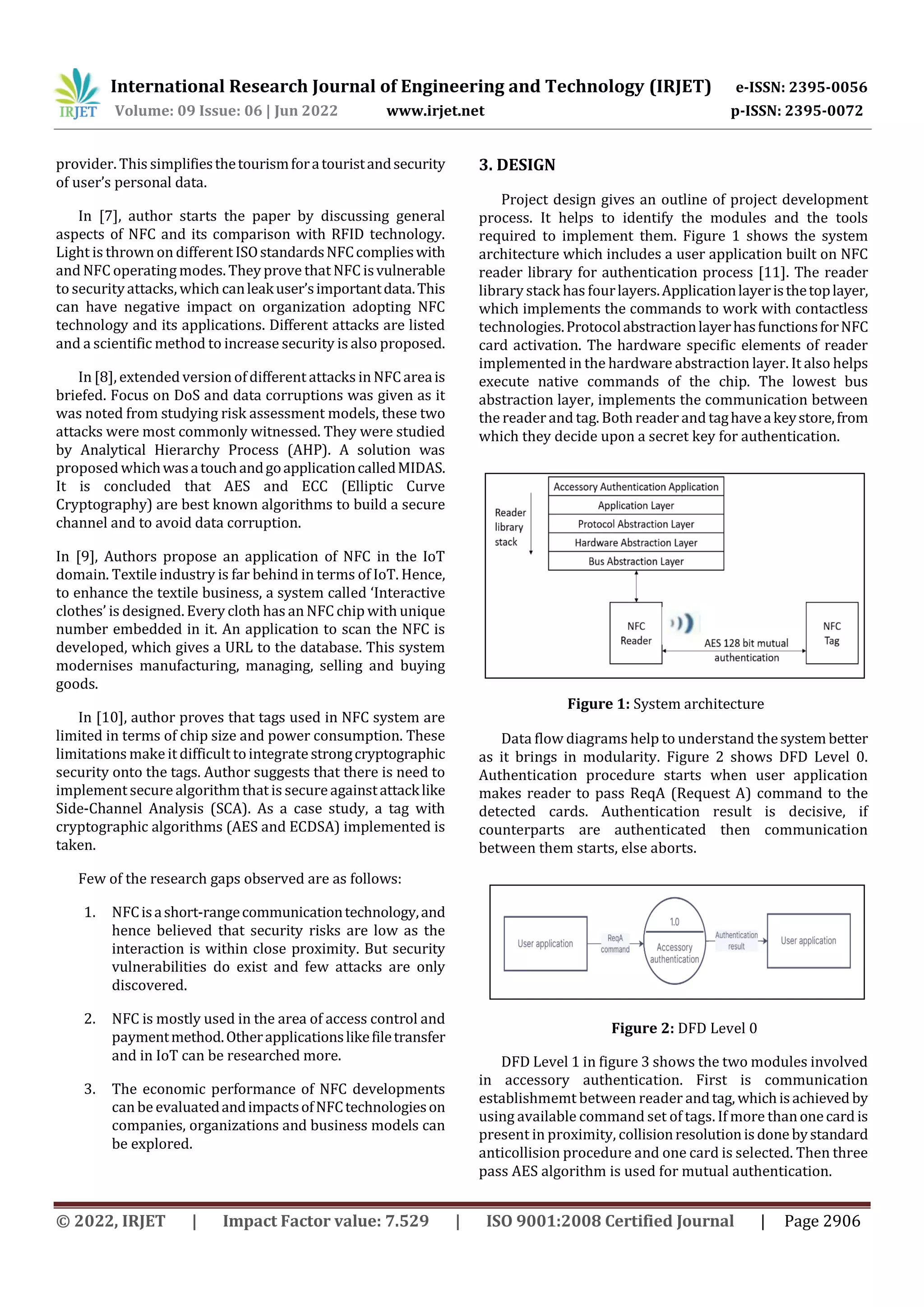 Accessory authentication on NFC enabled product using three pass AES algorithm | PDF
