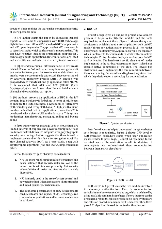 Accessory authentication on NFC enabled product using three pass AES ...