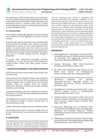Green Concrete- A need for the future | PDF