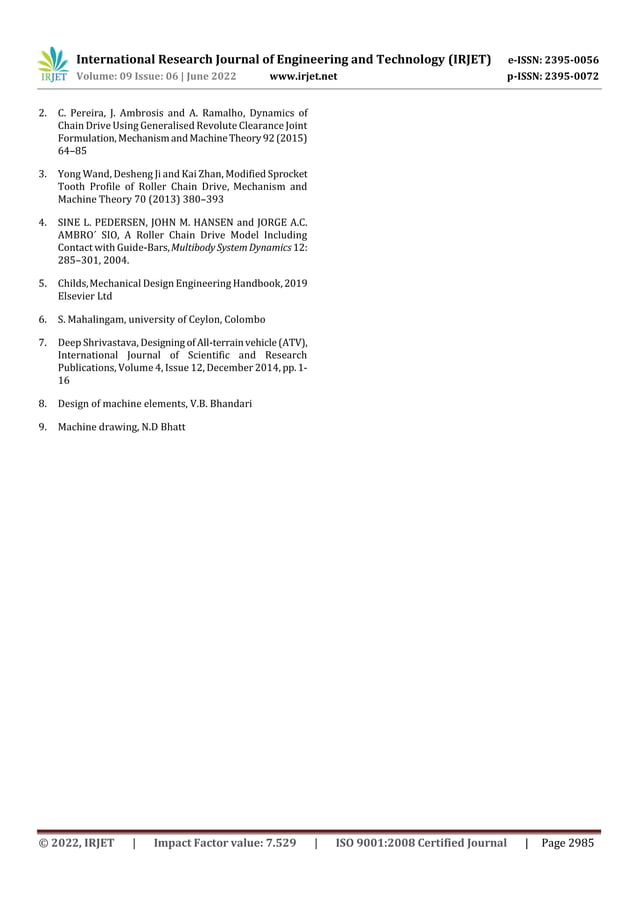 Compound Chain Drive Transmission System for Automotive Vehicles | PDF