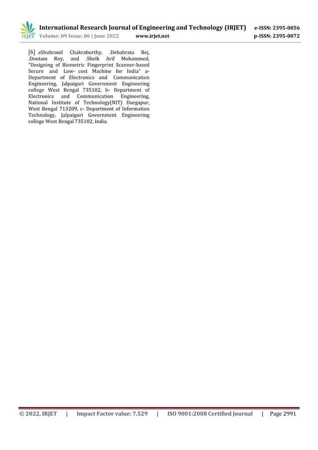 ONLINE FINGERPRINT VOTING SYSTEM | PDF | Elections | Politics