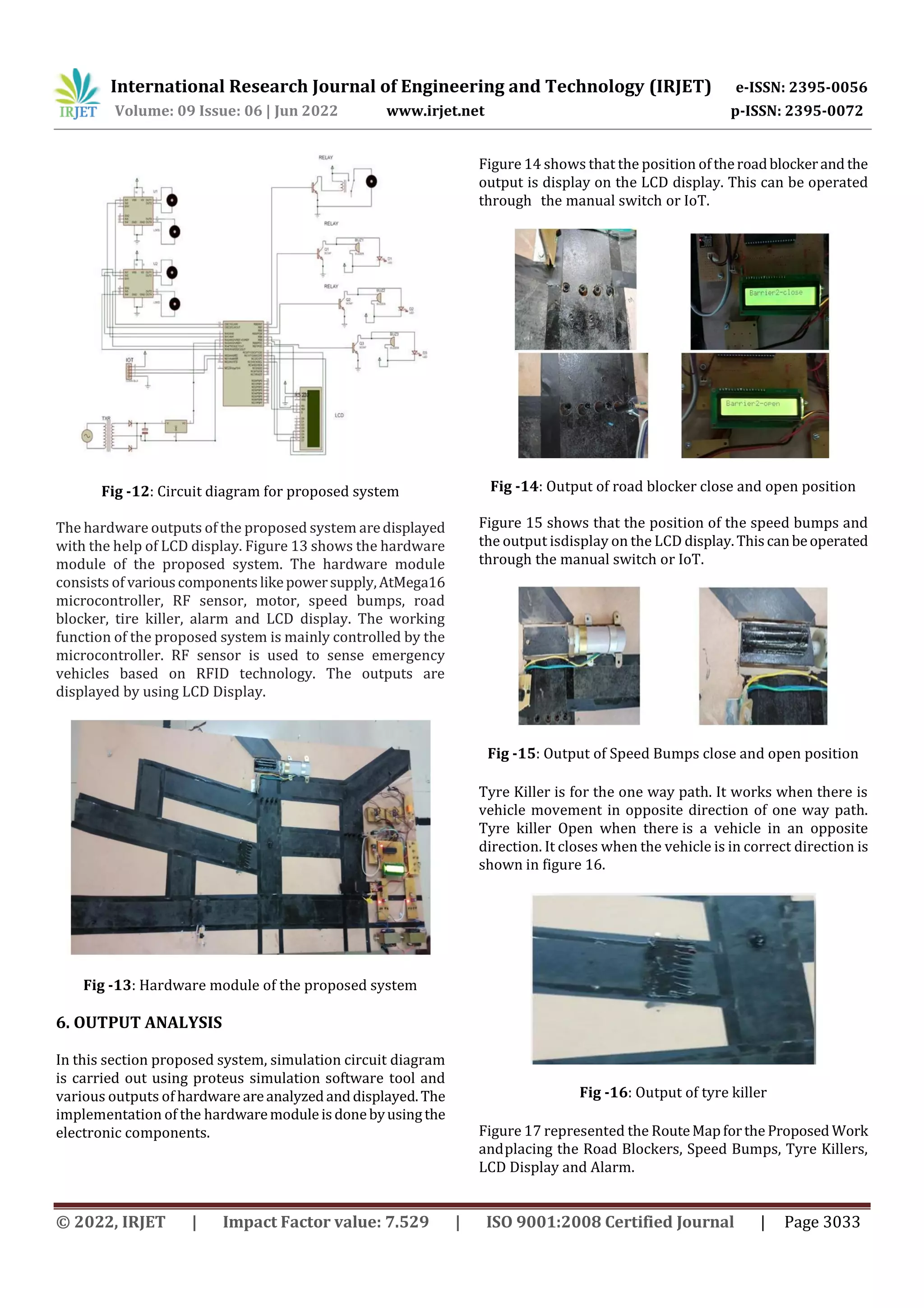 IOT based Fully Automated Speed Bumps and Road Blockers for Smart ...