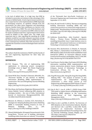 Barriers to implementation of Building Information Modelling- A global ...