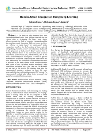Human Action Recognition Using Deep Learning | PDF