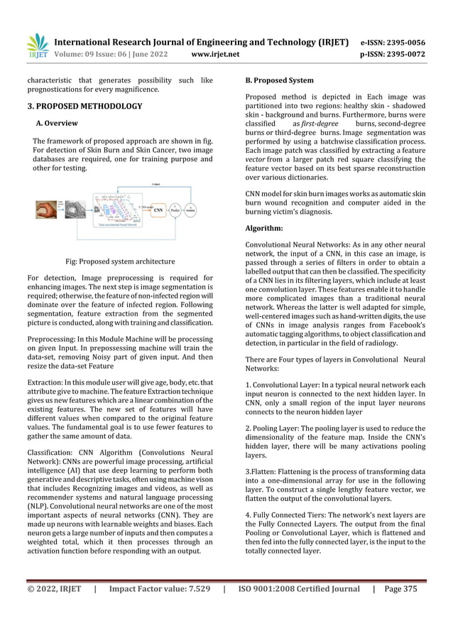 Skin Burn and Skin Cancer Detection Using Image Processing | PDF