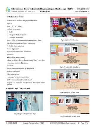 Skin Burn and Skin Cancer Detection Using Image Processing | PDF