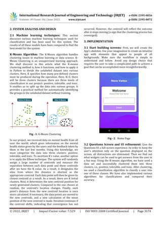 Mano Vaidya: Gateway to Relaxation Via Machine Learning | PDF