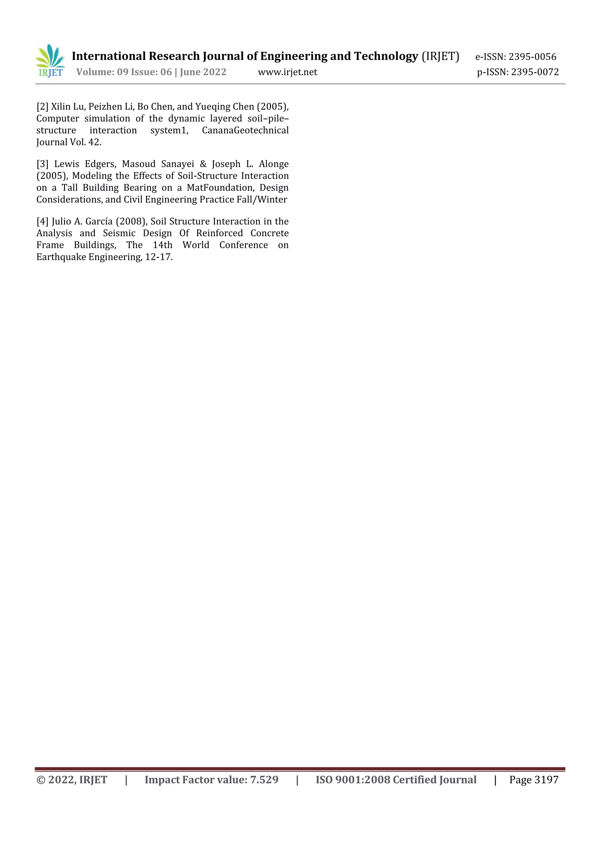 Effect of Soil Structure Interaction on Seismic Response of Multistorey ...