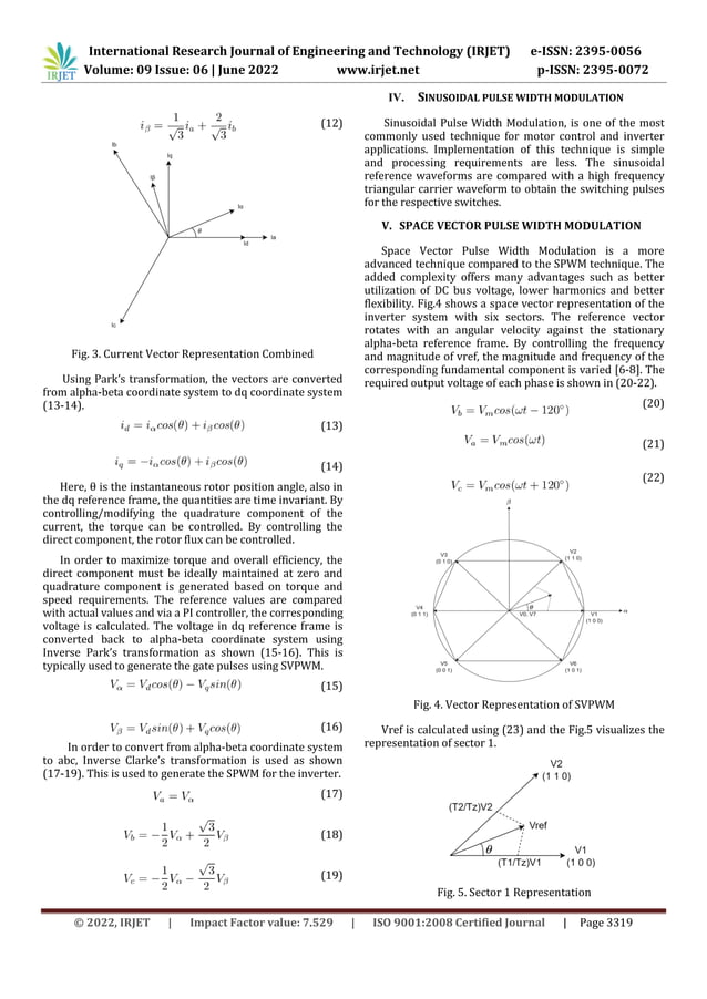Comparitive Analysis Of Speed And Position Control Of Bldc Motor Via Field Oriented Control