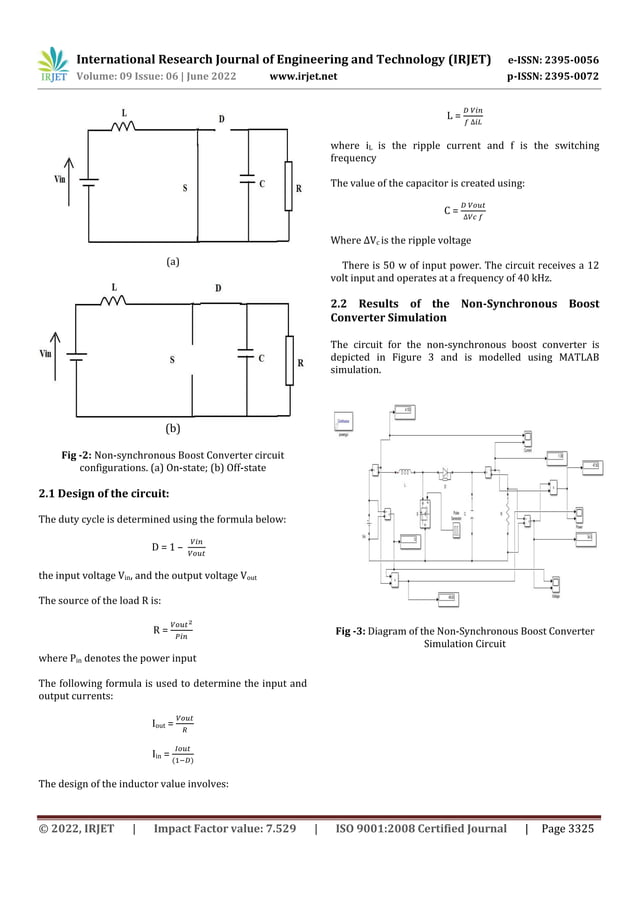 A COMPARISON OF SYNCHRONOUS AND NON-SYNCHRONOUS BOOST CONVERTER | PDF ...