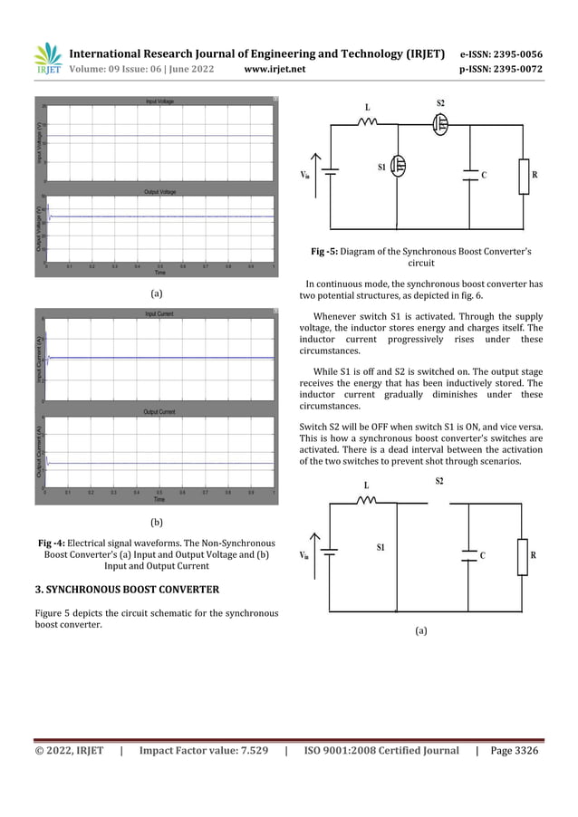 A COMPARISON OF SYNCHRONOUS AND NON-SYNCHRONOUS BOOST CONVERTER | PDF | Gas and Electric | Home ...