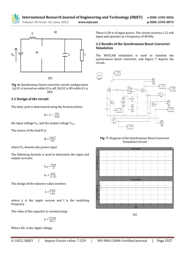 A COMPARISON OF SYNCHRONOUS AND NON-SYNCHRONOUS BOOST CONVERTER | PDF | Gas and Electric | Home ...
