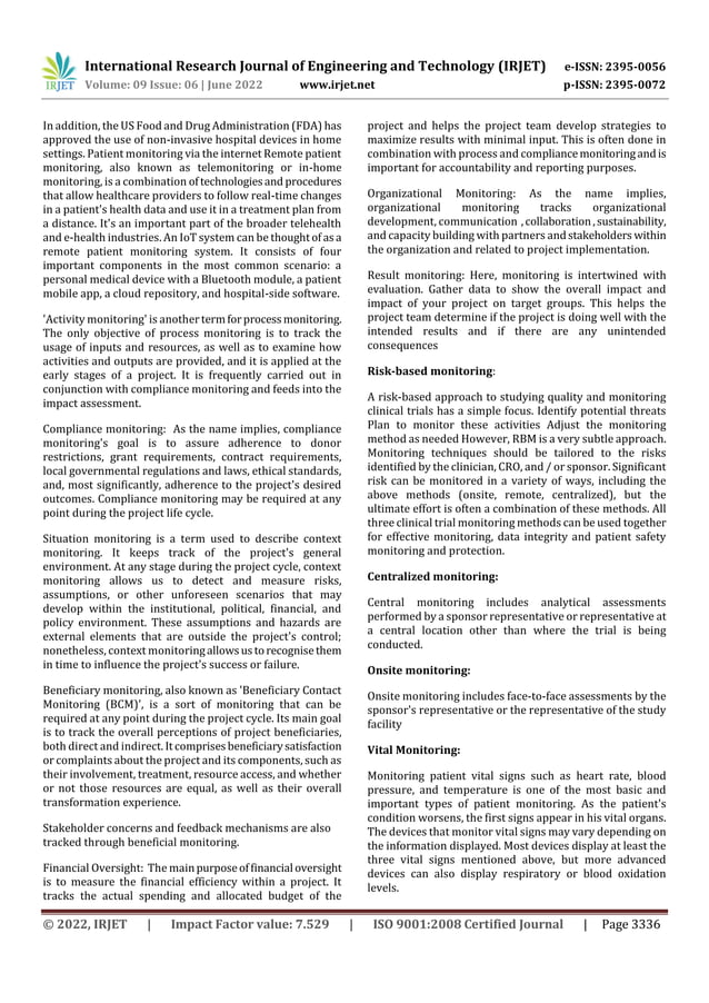 Survey On Machine Learning Based Patient Monitoring Algorithm Using