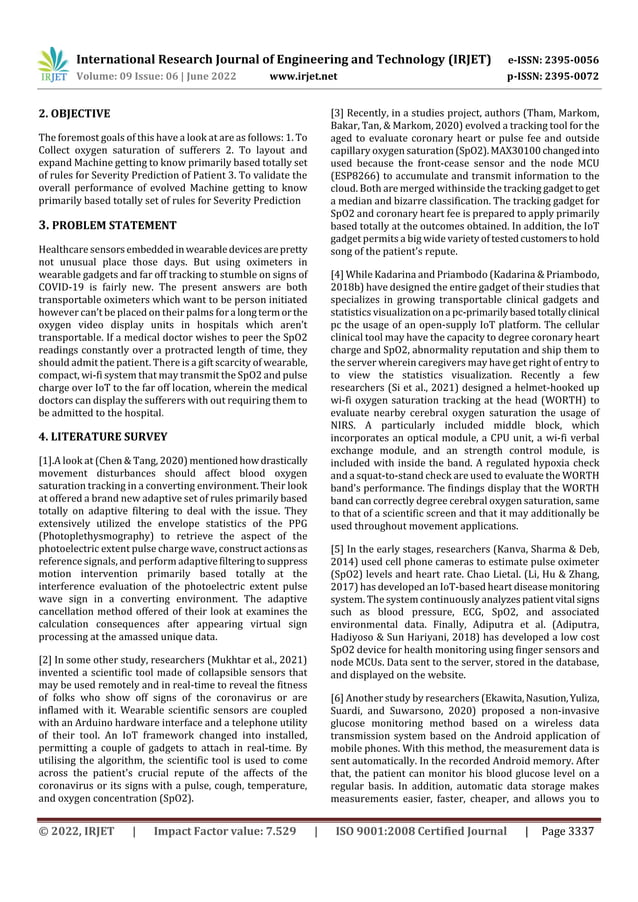 Survey On Machine Learning Based Patient Monitoring Algorithm Using