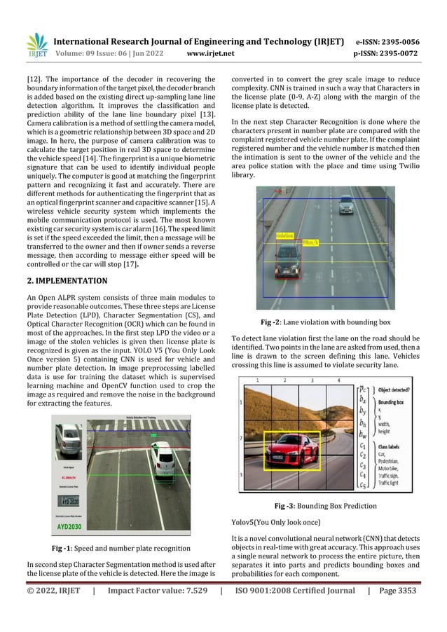 Automatic Traffic Rules Violation Control and Vehicle Theft Detection Using Deep Learning ...