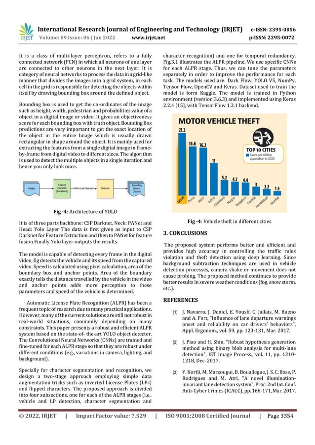 Automatic Traffic Rules Violation Control And Vehicle Theft Detection Using Deep Learning