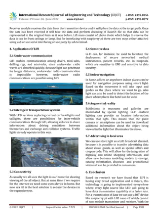 Li-Fi Is the Next Generation of Secure Data Transmission Using IOT ...