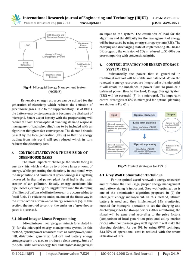 ENERGY MANAGEMENT SYSTEM IN MICROGRID: A REVIEW | PDF | Gas and Electric | Home Utilities