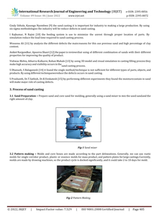 Introduction of Sand Casting Process- An Overview | PDF