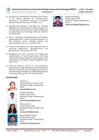 Design and Performance Analysis of 8 x 8 Network on Chip Router | PDF