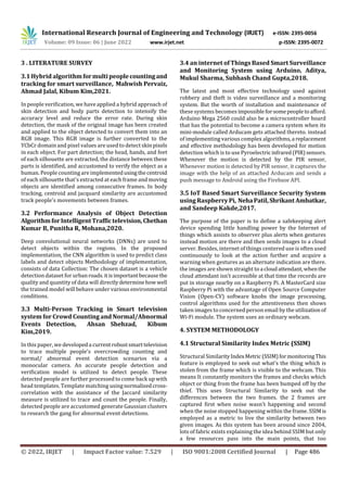 SMART SURVEILLANCE SYSTEM USING LBPH ALGORITHM | PDF | Cameras and Camcorders | Consumer Electronics