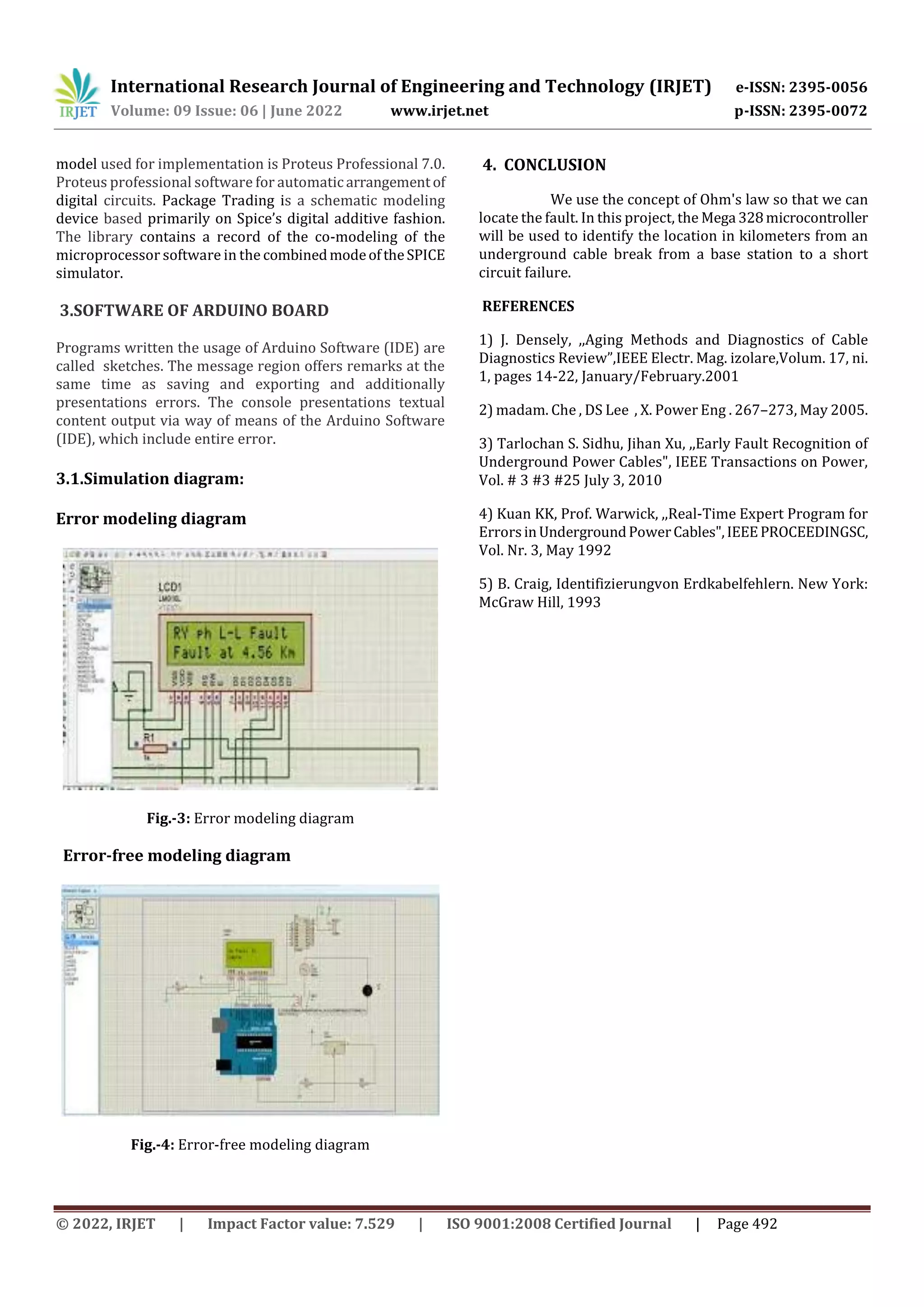 Underground Cable Fault Detection Using Arduino Pdf Consumer