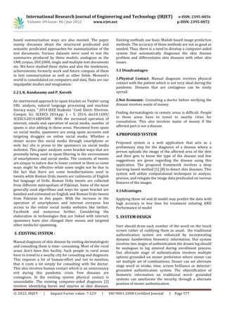 DETECTION AND CLASSIFICATION OF SKIN DISEASE USING DEEP LEARNING | PDF
