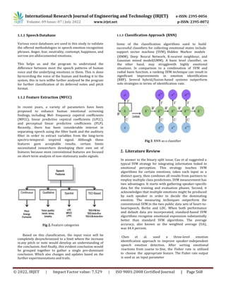 SPEECH EMOTION RECOGNITION SYSTEM USING RNN | PDF