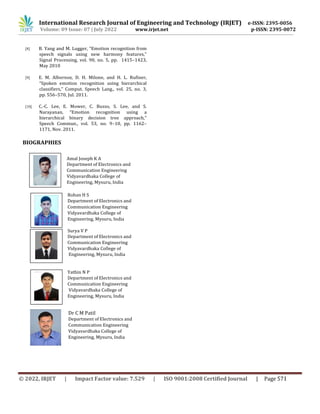 SPEECH EMOTION RECOGNITION SYSTEM USING RNN | PDF