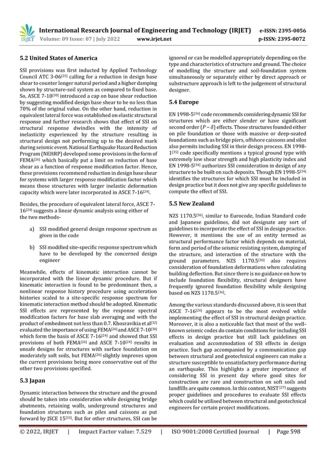 EFFECT OF SOIL STRUCTURE INTERACTION ON DYNAMIC BEHAVIOUR OF STRUCTURES- A REVIEW | PDF | Civil ...