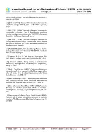 EFFECT OF SOIL STRUCTURE INTERACTION ON DYNAMIC BEHAVIOUR OF STRUCTURES- A REVIEW | PDF