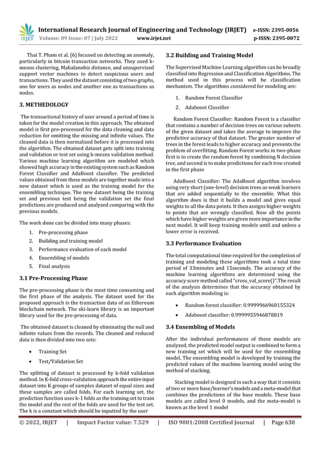 Analysis on Fraud Detection Mechanisms Using Machine Learning Techniques | PDF