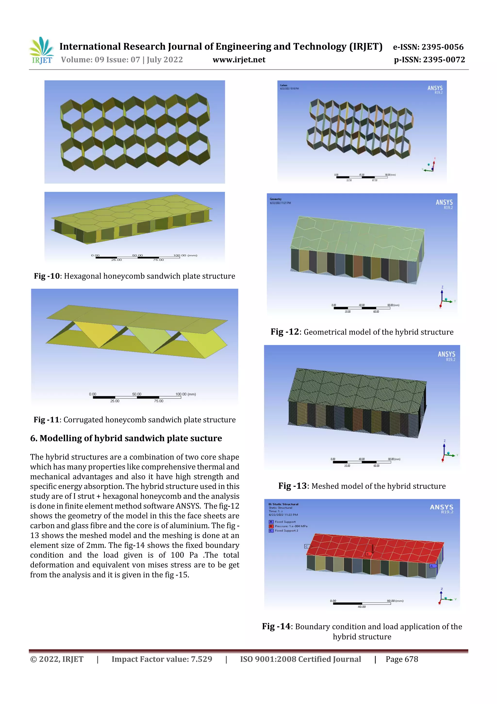 ANALYSIS OF HYBRID SANDWICH PLATE STRUCTURES | PDF